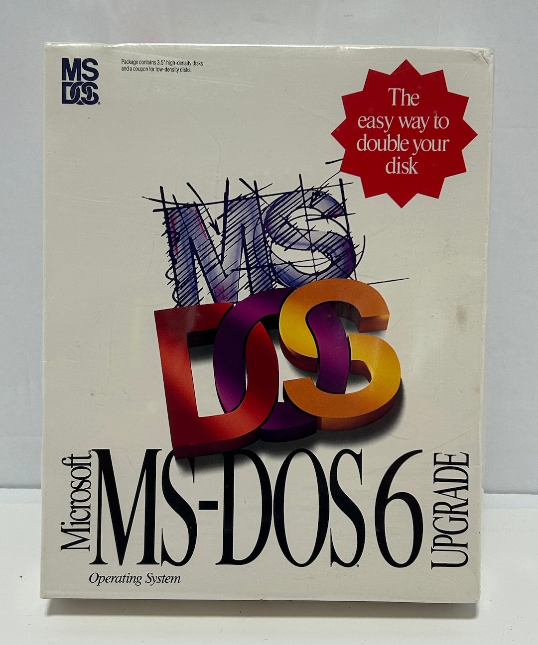 NIB 1993 Microsoft MS-DOS 6 Operating System Upgrade - Etsy