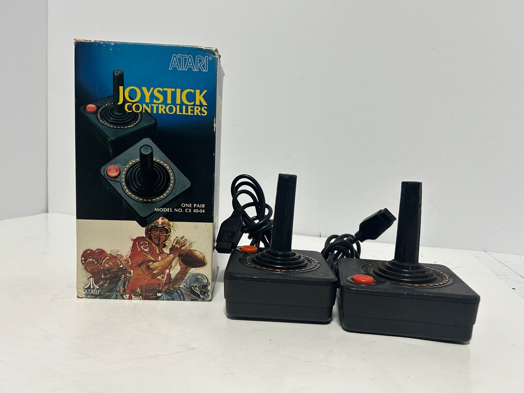 Atari Joystick Controllers One Pair Model No. CX 40-04 - Etsy