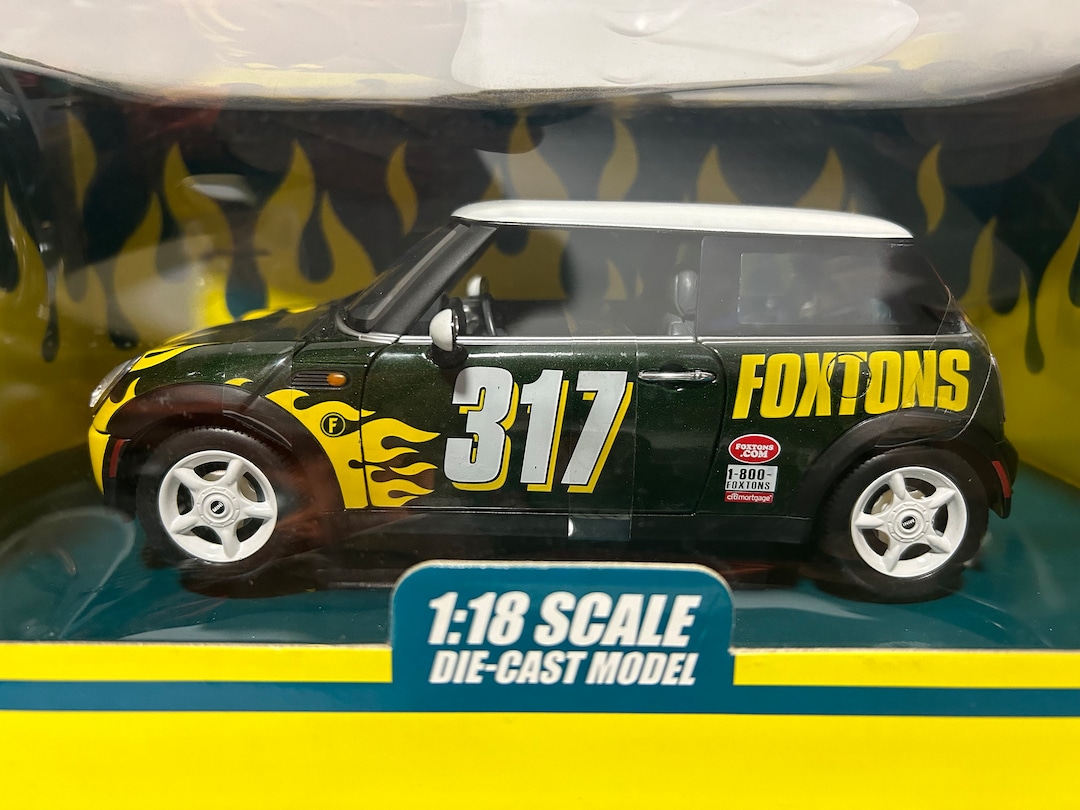 Foxtons Mini Cooper Green Car 317 Rally 1:18 Scale Die-cast Model - Etsy
