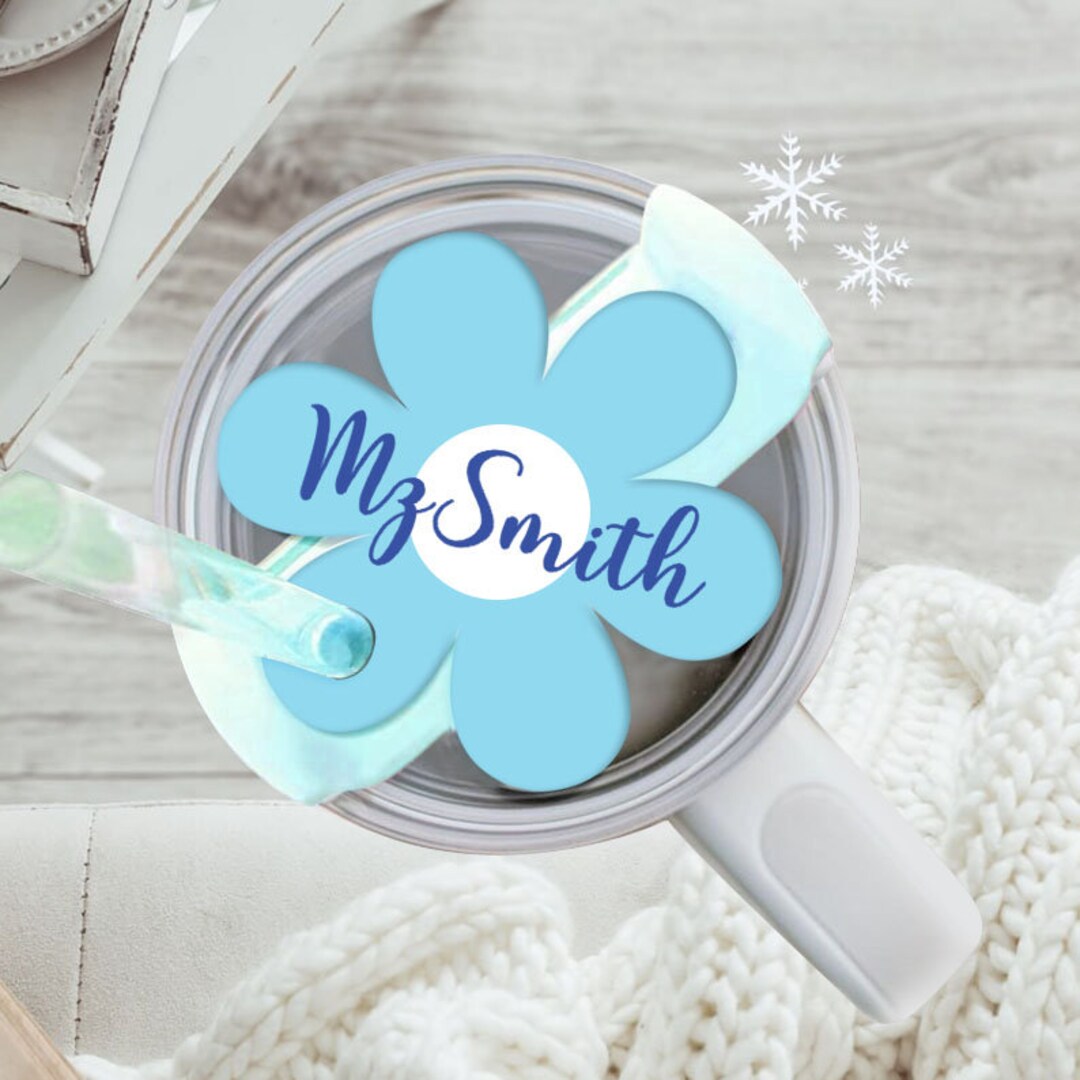 Daisy Tumble Name Tag 40oz 30oz 64oz Custom Flower Name - Etsy
