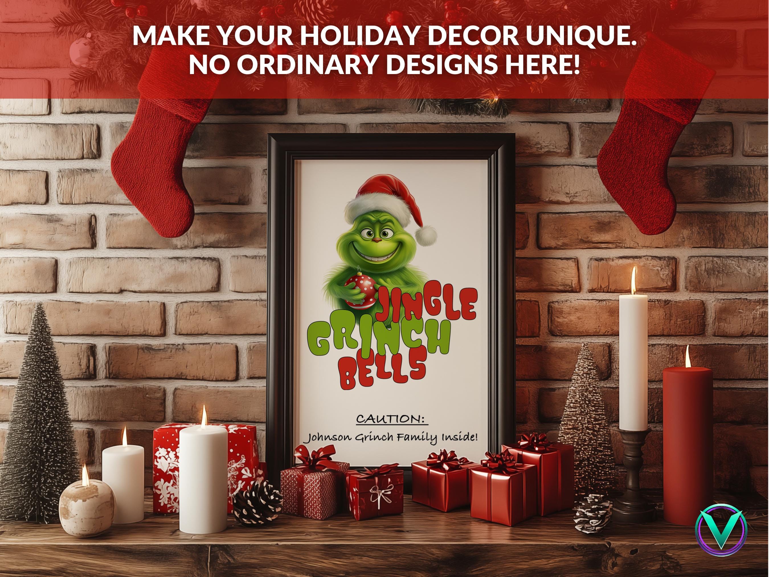 Jingle Grinch Bells Shirt PNG for DIY Holiday Gifts, Funny Christmas ...