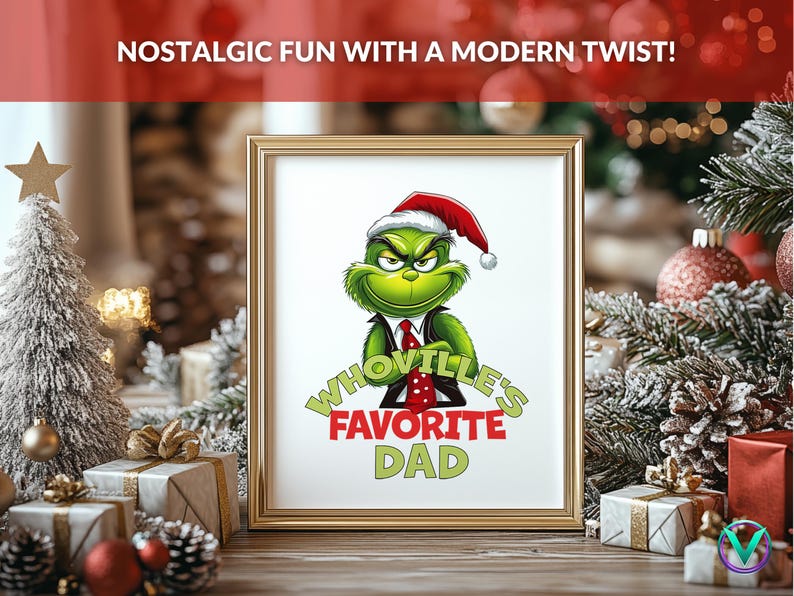 Funny Christmas Dad Grinch Shirt PNG, Whoville Grinch Dad PNG Clipart ...
