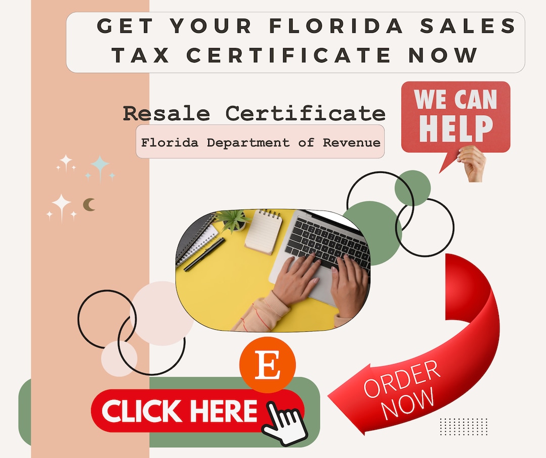Get Your Florida Sales Tax Certificate Now We Can Help You / Resale ...