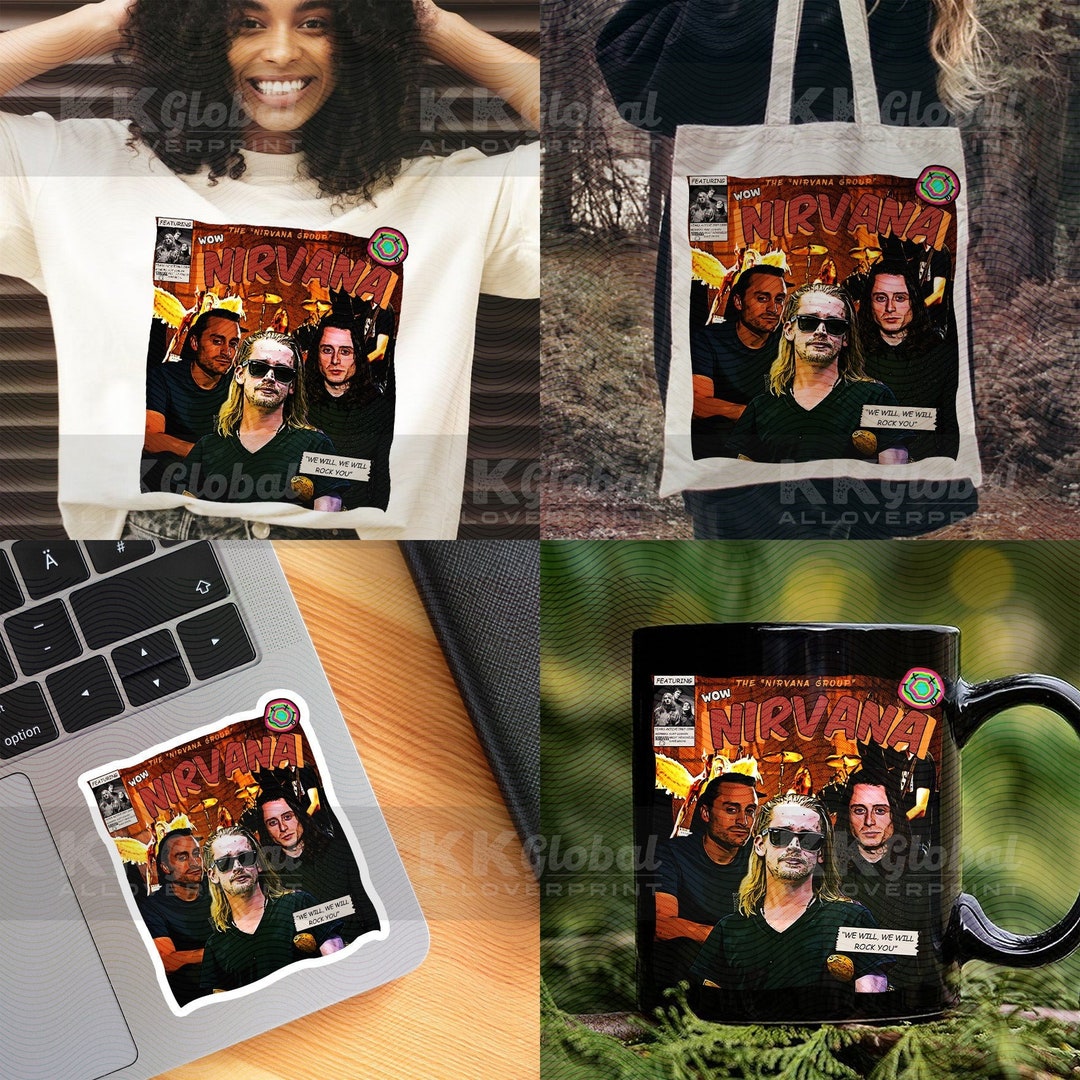 Nirvana Png Digital Png 90S Y2k Vintage Style Hanson Nirvana - Etsy