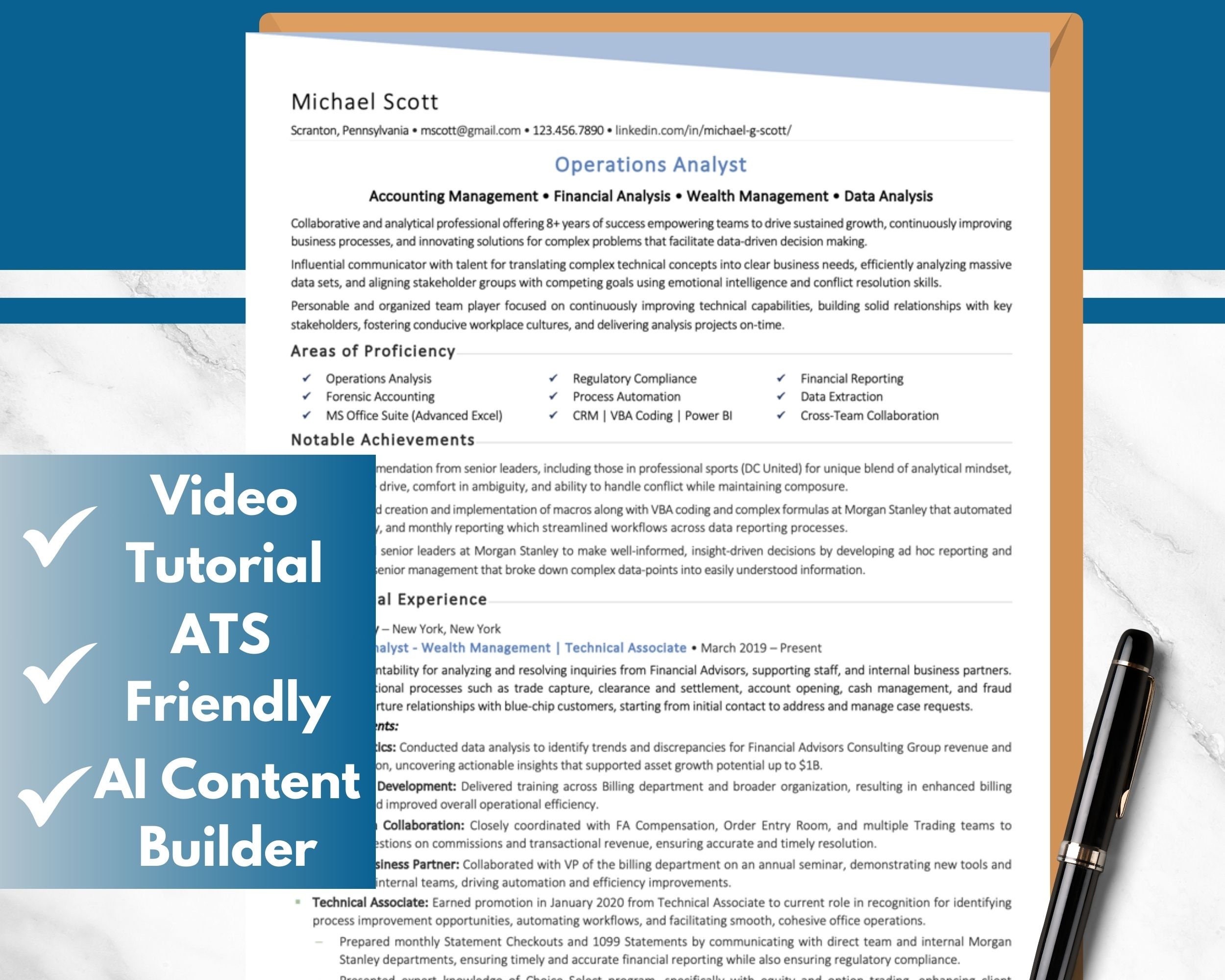 Editable ATS Friendly Curriculum Vitae Template, Professional CV Resume ...