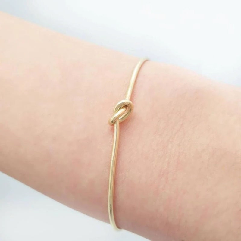 Gold Knot Bracelet - Etsy