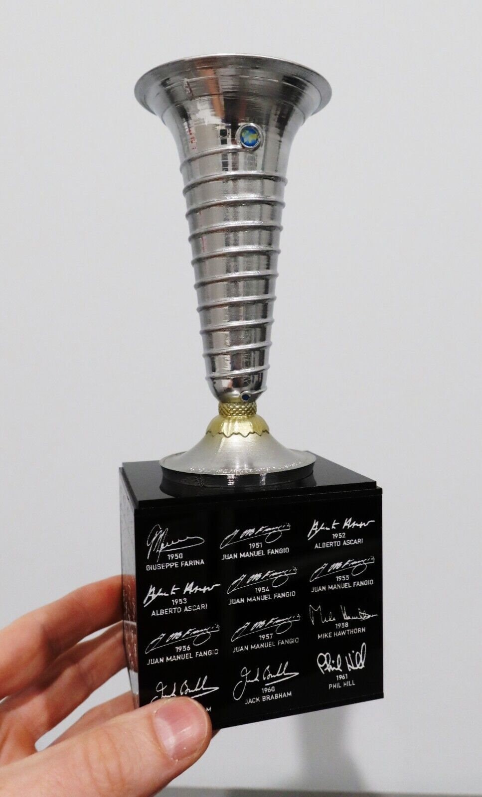 World F1 Championship Trophy Signature Edition Replica Handmade Trophy ...