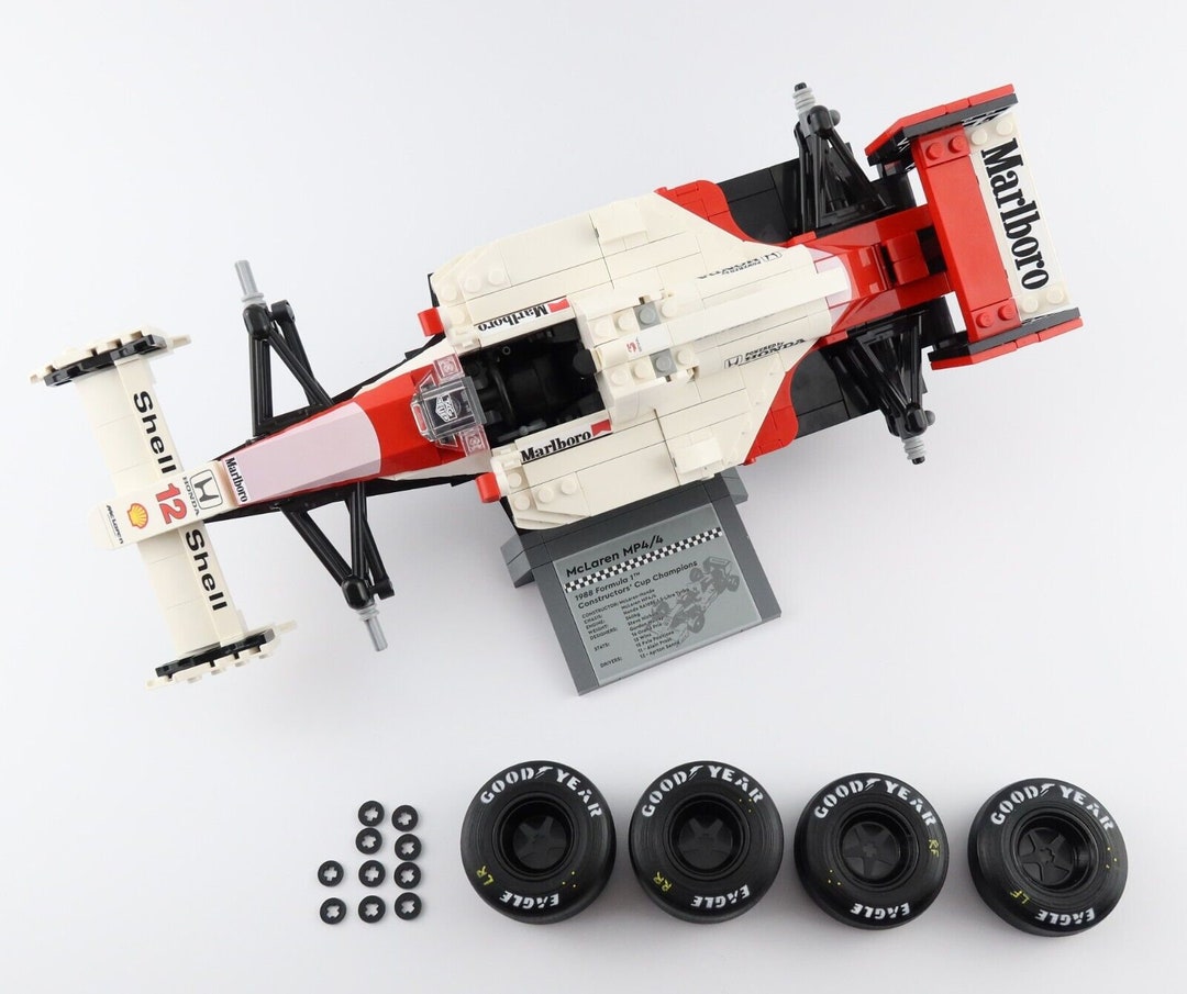 LEGO ICONS Senna F1 Mclaren Mp4/4 Goodyear Replacement Wheels & Tires ...