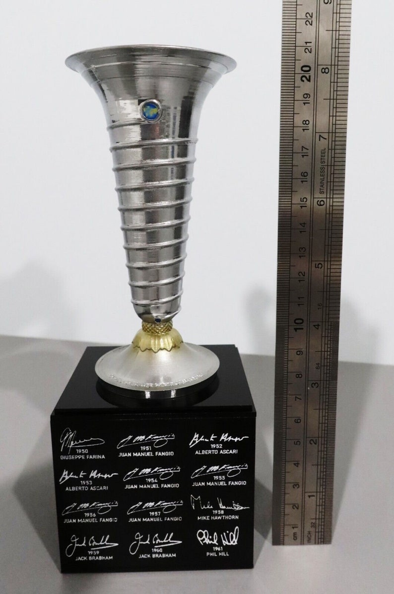 World F1 Championship Trophy Signature Edition Replica Handmade Trophy ...