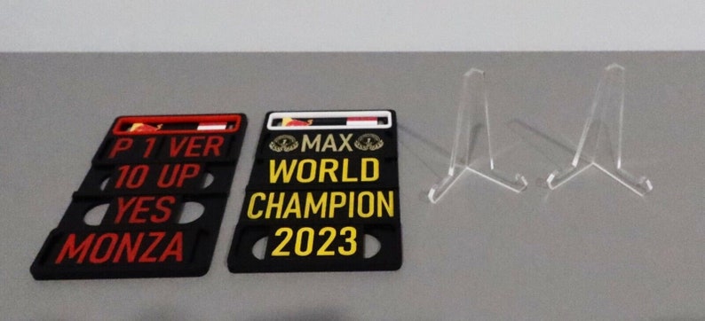 2023 MAX VERSTAPPEN Red Bull Racing F1 Championship Winning Pit Boards ...