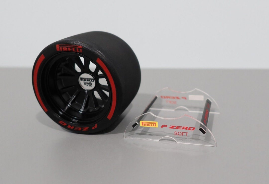 1/10th 2024 F1 Formula One SOFT Compound Tyre Display - Etsy
