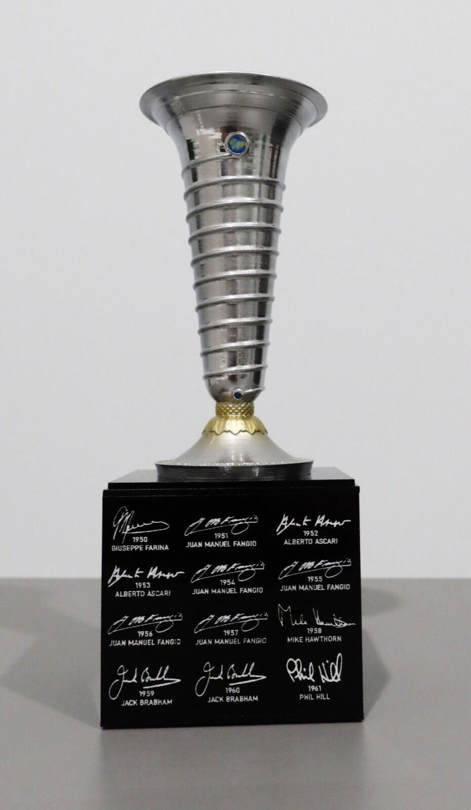 World F1 Championship Trophy Signature Edition Replica Handmade Trophy ...
