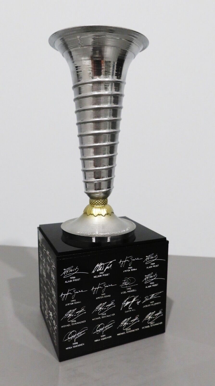 World F1 Championship Trophy Signature Edition Replica Handmade Trophy ...