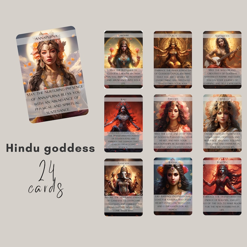 Hindu Oracle Deck - Etsy