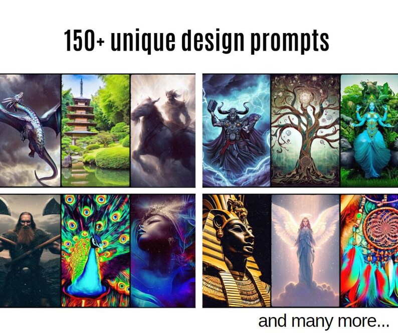 140 Poster Designs Midjourney Prompts AI Art Ai Art - Etsy