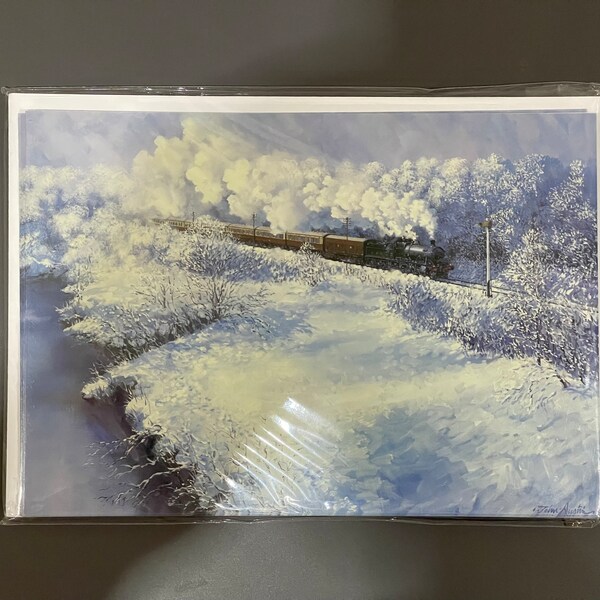 Railroad Christmas Cards - Etsy