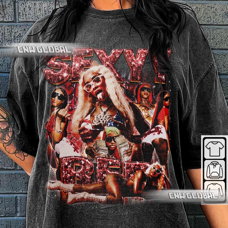 Sexyy Red 90s Music Rap Shirt Bootleg Rapper Vintage Retro Etsy Canada