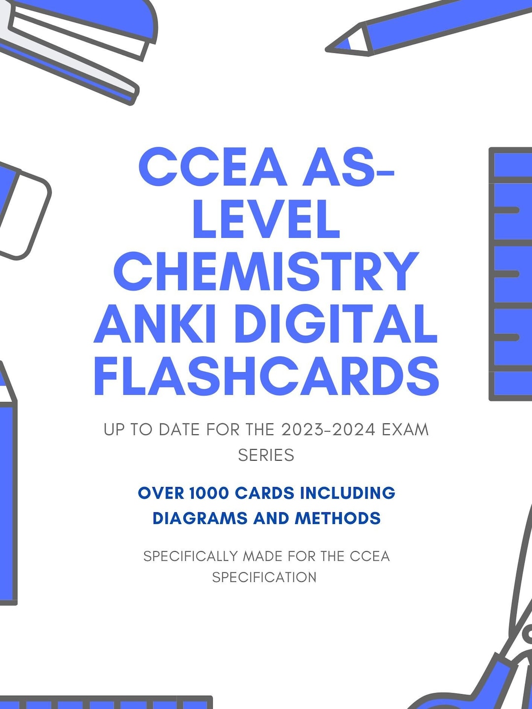 CCEA As-level Chemistry Anki Digital Flashcards - Etsy