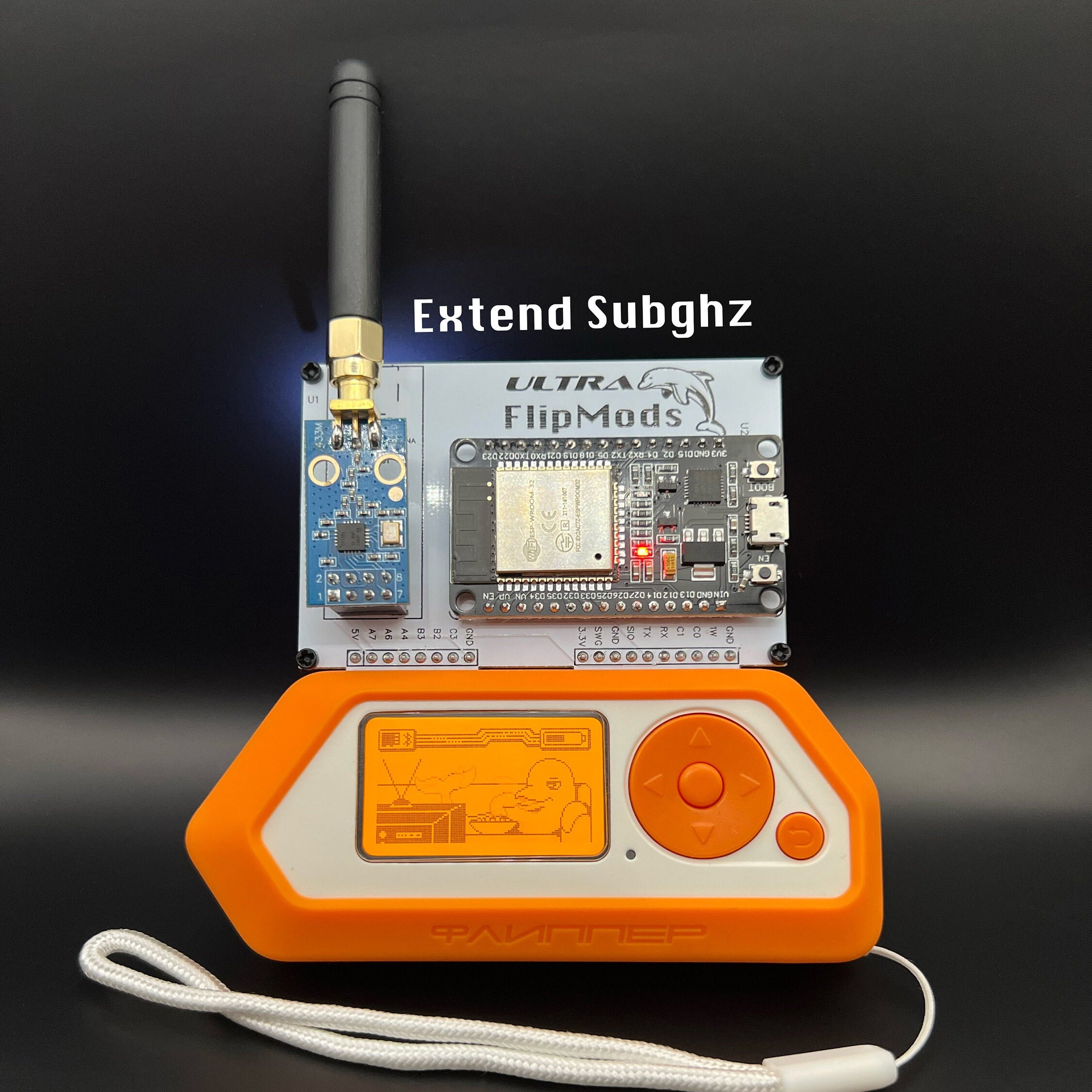 Flipper Zero ESP32/NRF24L01/CC1101 Wifi Dev Board Ultra With 3D Printed ...