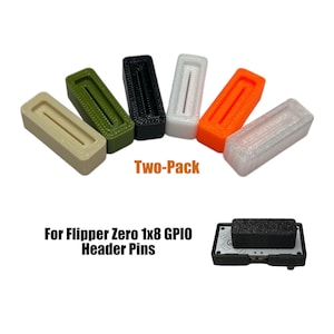 1x8 Pin Cover for Flipper Zero Mini Components | 2-pack Protect GPIO ...