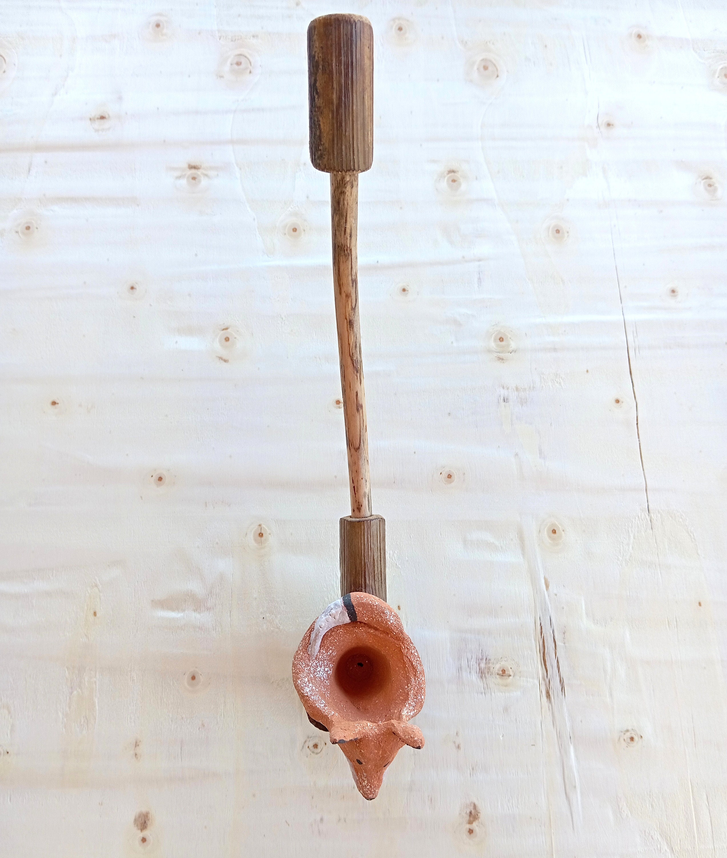 Fox Pipe and Cat Pipe /smoking Pipe From Ceramic and Wood/ Spirit ...