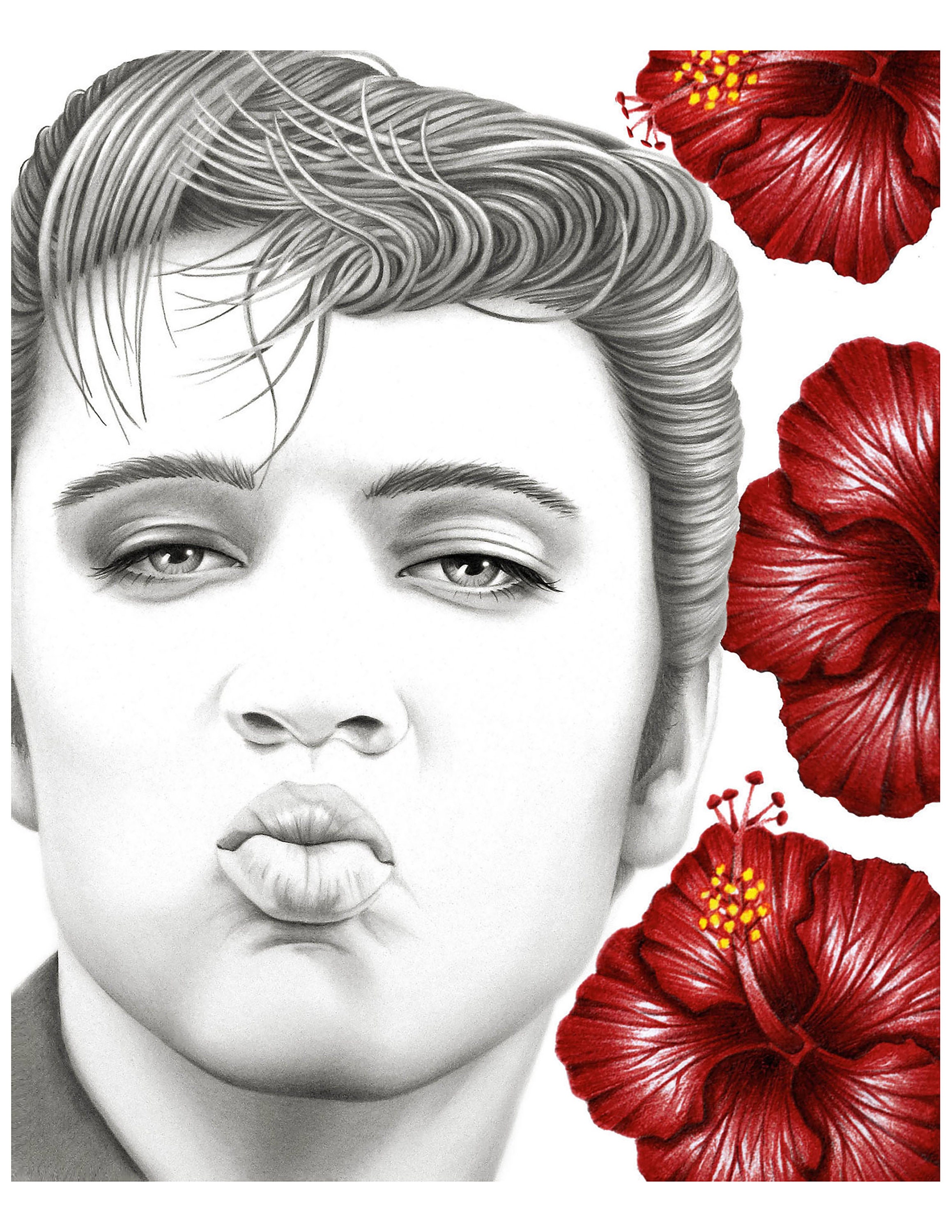 Elvis Wall Art kiss of Aloha 8 X 10 - Etsy