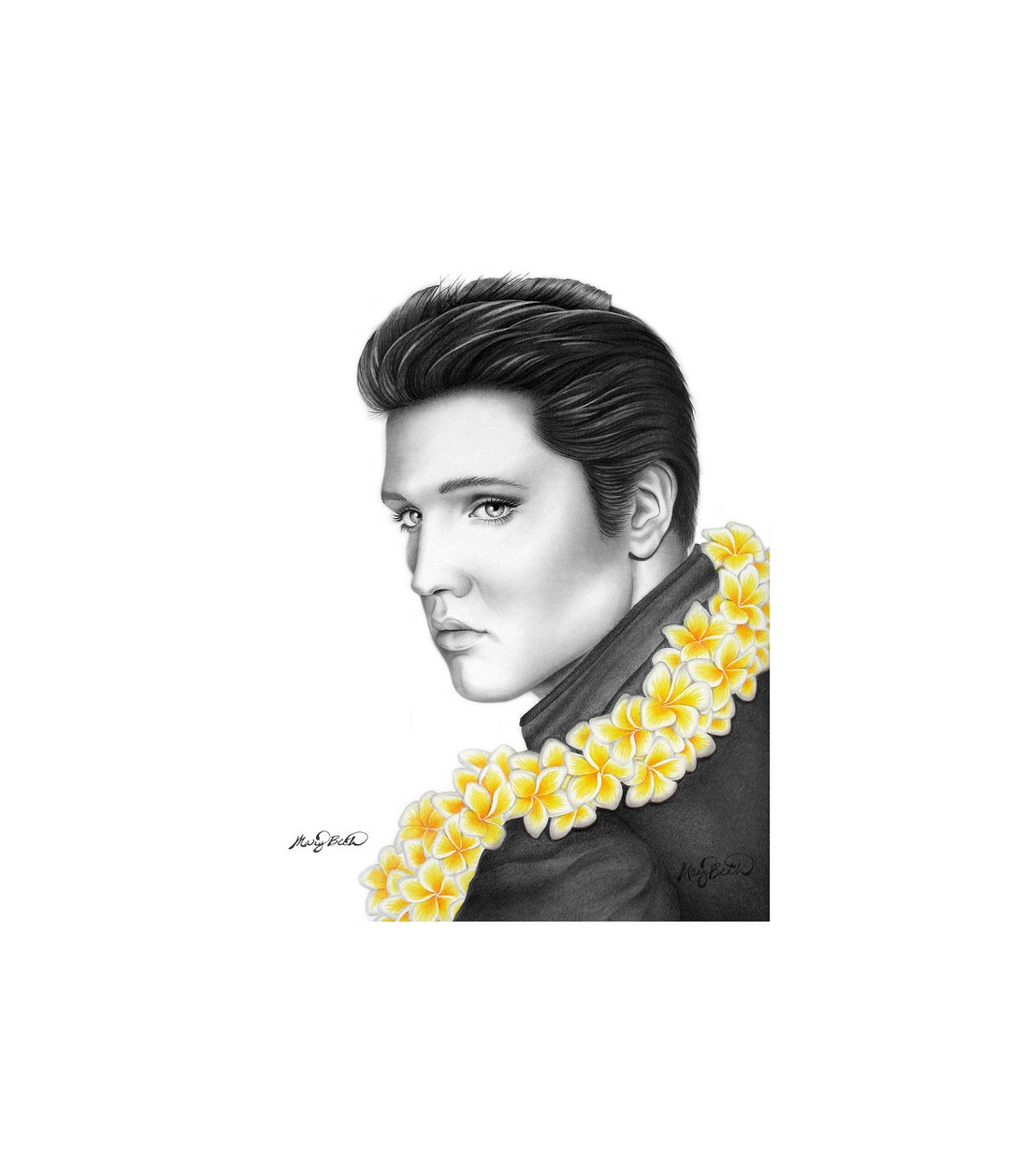 Elvis Wall Art "the King" | 8" X 10" | Home Decor | Elvis Wall Decor I ...