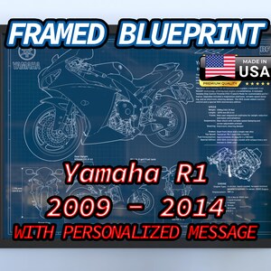 Yamaha R1 Blueprint - Etsy
