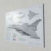 Dassault Rafale POSTER Blueprint French Air Force, Armée De L'air Et De ...