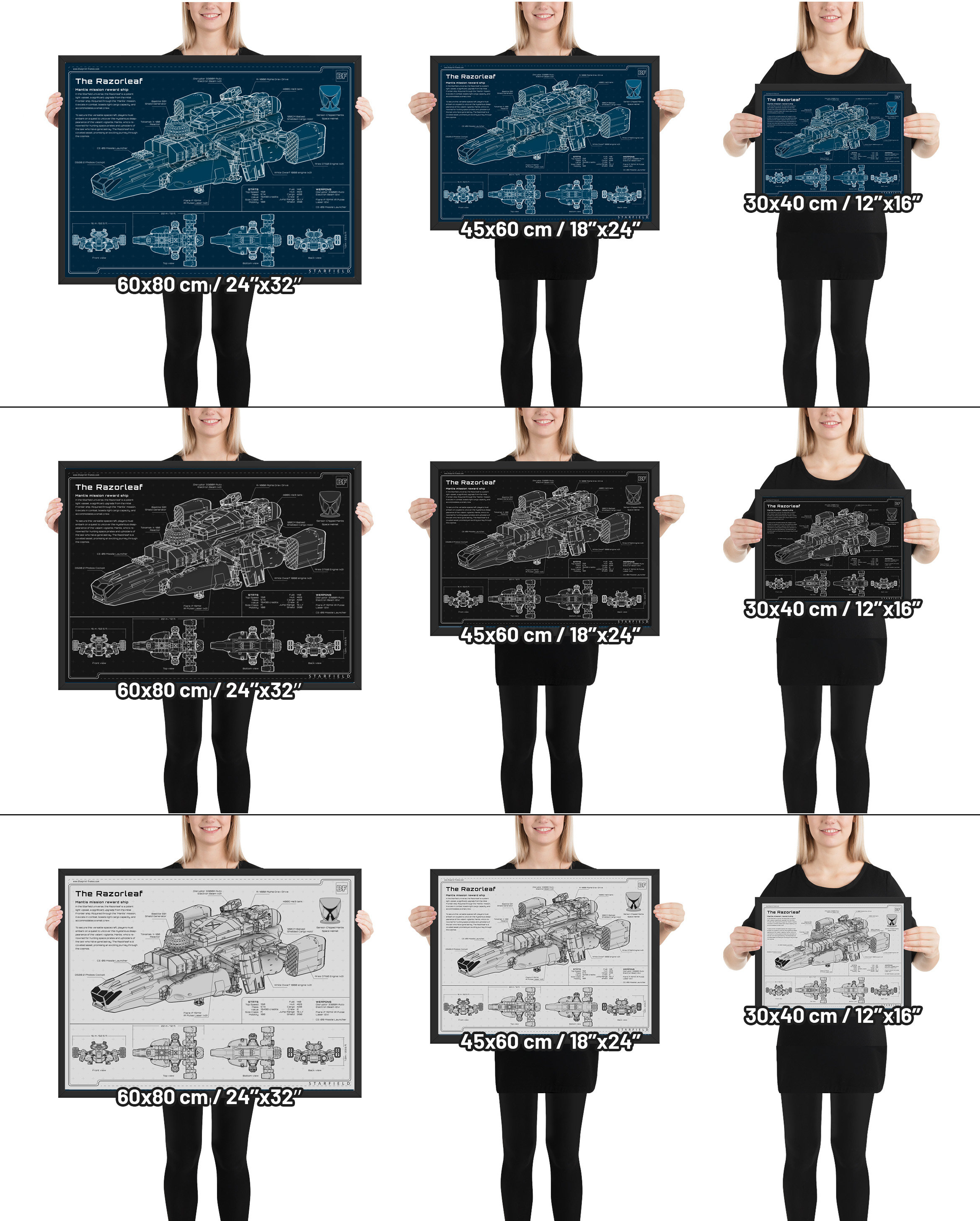 Starfield Razorleaf POSTER Blueprint Bethesda Starfield - Etsy