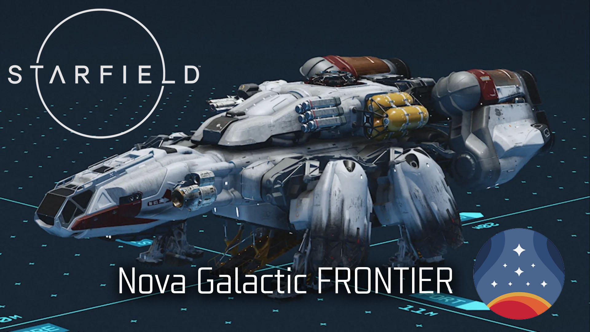 STARFIELD Frontier Starship BLUEPRINT Framed Printed Video - Etsy Hong Kong