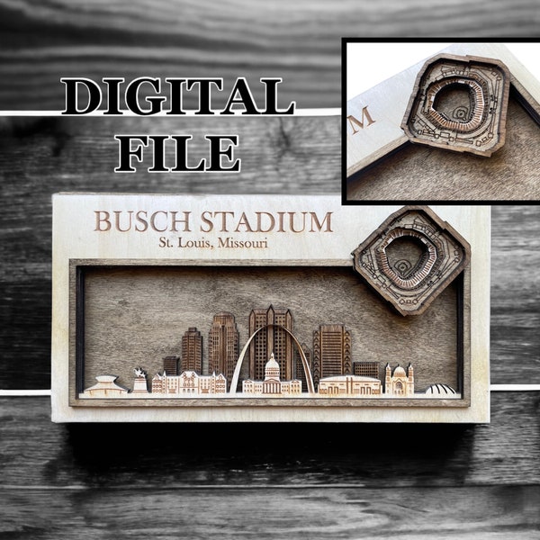 Laser Cut Files Baseball Stadium - Etsy