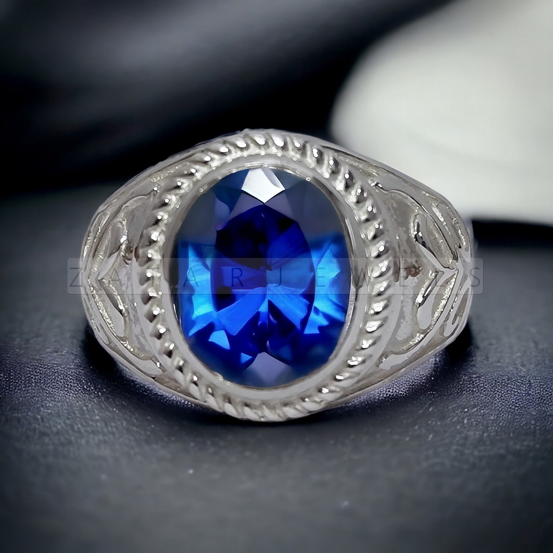 Alexandrite Men's Ring 14k Gold Alexandrite Ring June Birthstone Ring ...