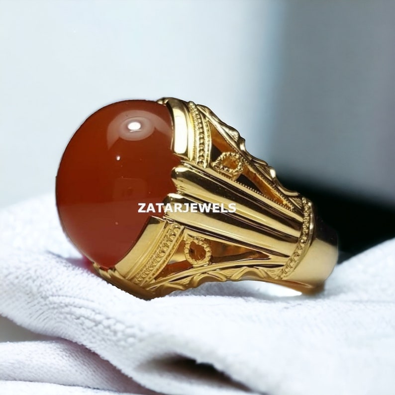 Coral Ring Men Ring, Valentine Gift, Promise Ring, Birthday Coral Gift ...