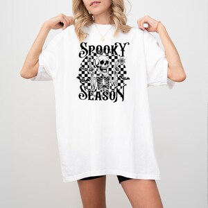 Spooky Season Skeleton Svg Png, Retro Halloween Png, Funny Skeleton Png ...