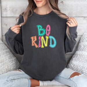 Cute Be Kind Colorful PNG, Be Kind PNG File, Bright Doodle Png ...