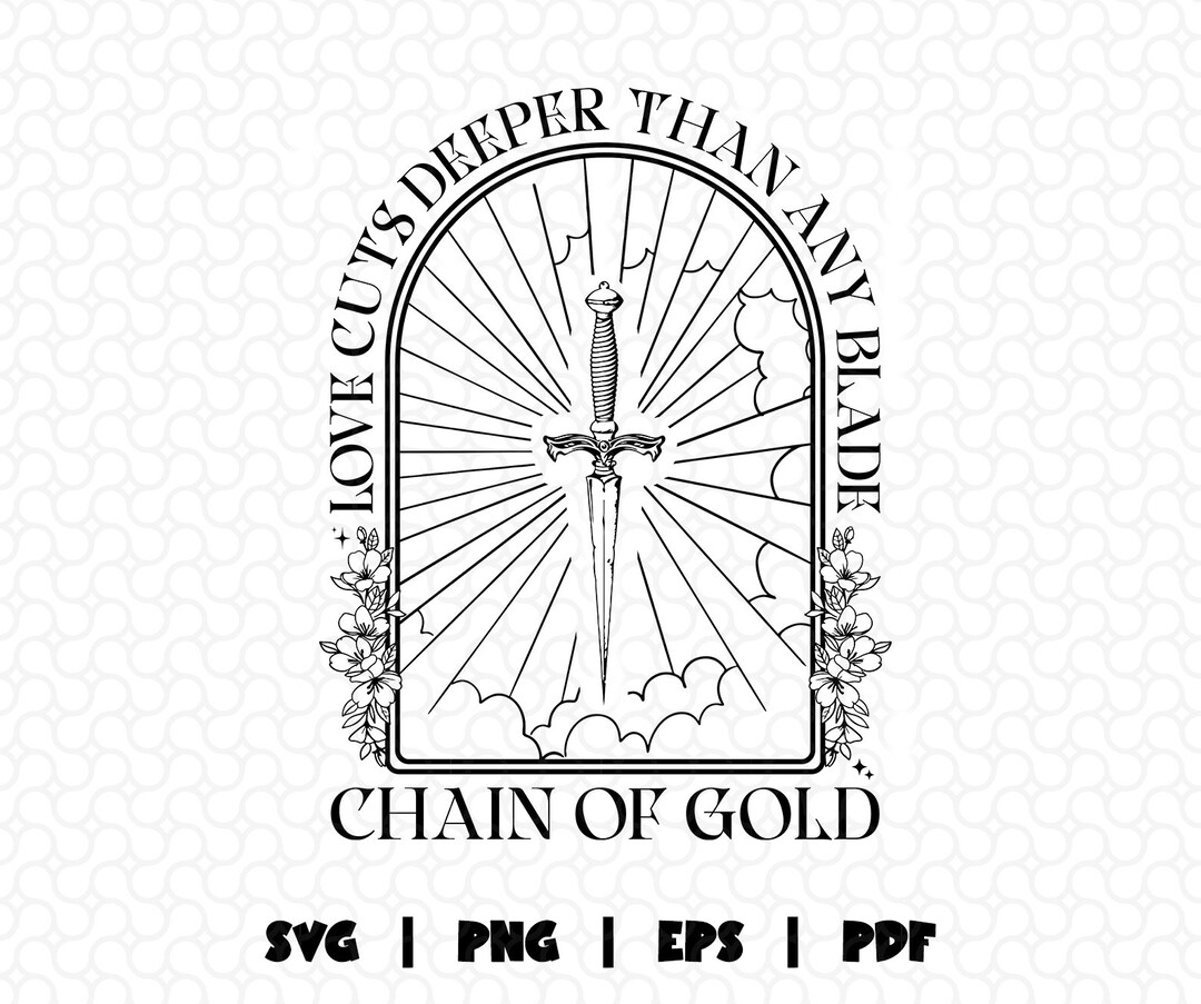 Chain of Gold Svg Png, Vintage Bookish Svg, Shadowhunters Svg, the Last ...