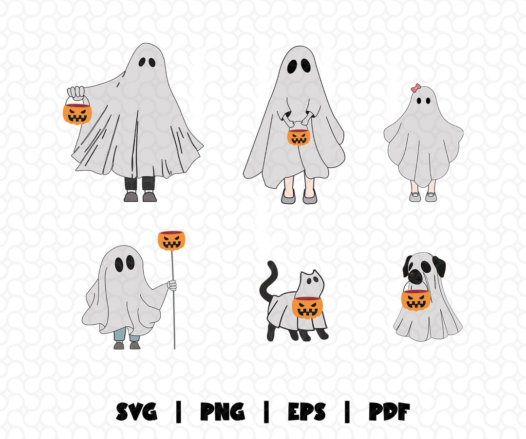 Ghost Family Png Svg, Personalized Halloween Svg, Halloween Family ...