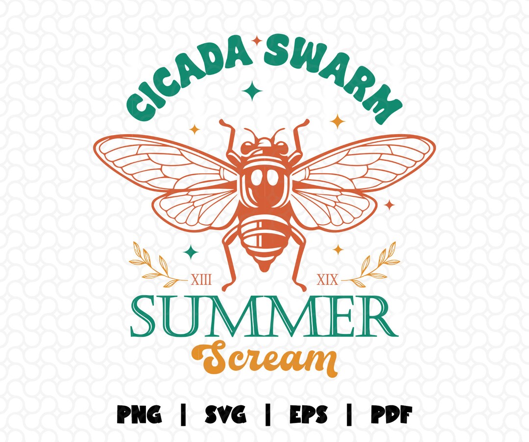Cicada Svg Png, 2024 Year of the Cicadas Graphic Svg, Insect Lover Svg ...