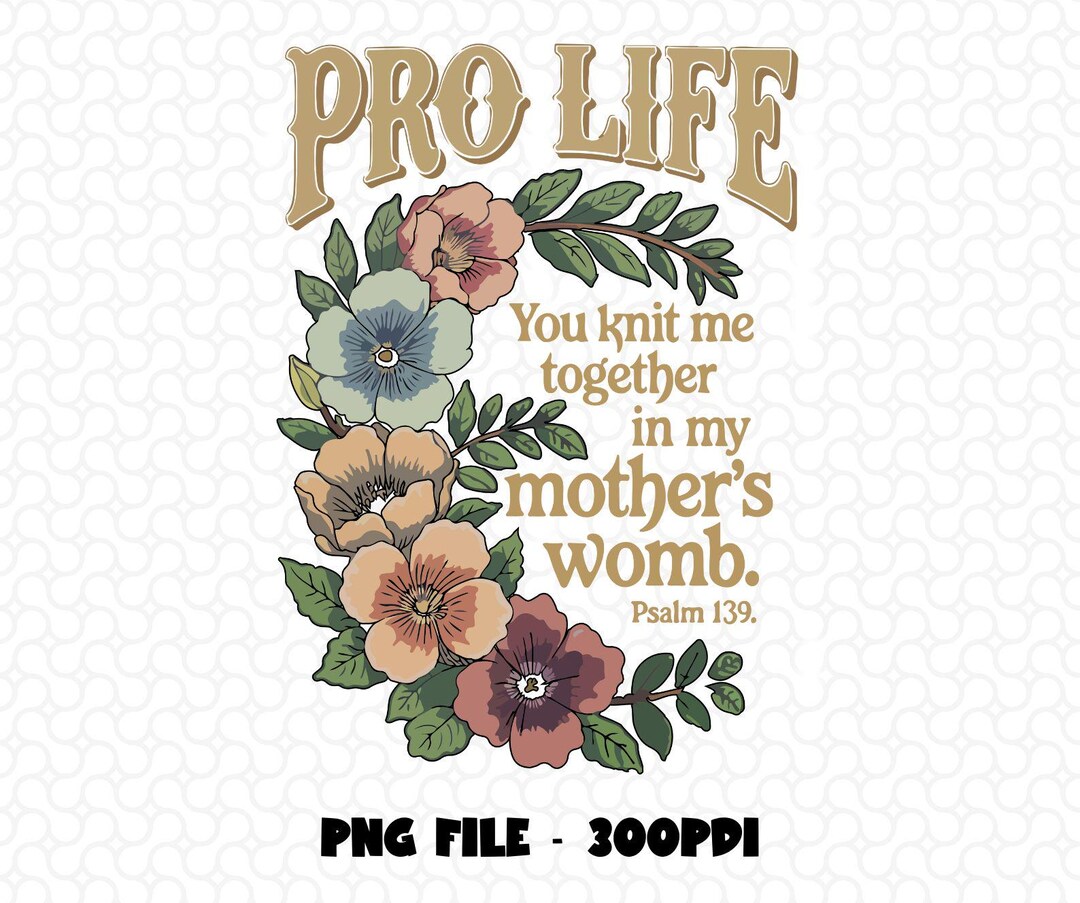 Pro Life Christian PNG, Christian Religious Graphic Wildflower Png ...