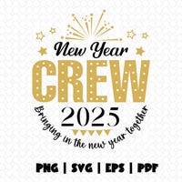 New Year Svg - Etsy