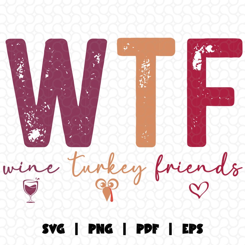 Friends Turkey Svg - Etsy