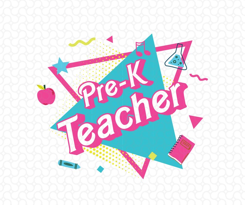 Custom Pink Teacher Png Svg Retro Teacher Svg Personalized - Etsy