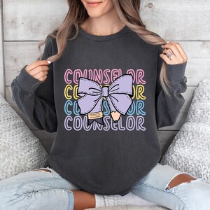 Coquette Counselor Svg Png, Counselor Pencil Coquette Bow Svg, Cute ...