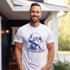 Founding Daddy Svg Png, Men's 4th of July Svg, George Washington Svg ...