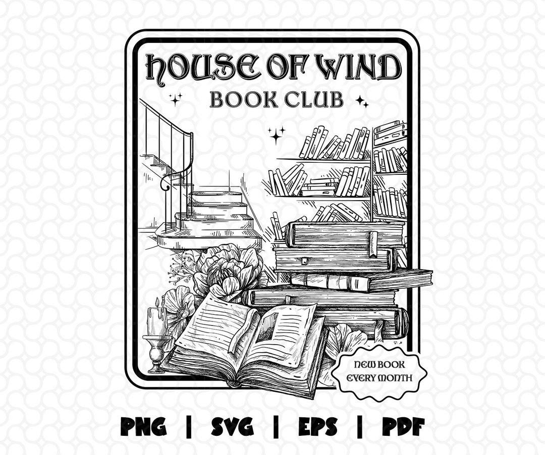 House of Wind Book Club Svg Png, ACOTAR Svg, Night Court Velaris House ...