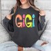 Cute Gigi Colorful PNG, Gigi PNG File, Bright Doodle Png, Spring Gigi ...
