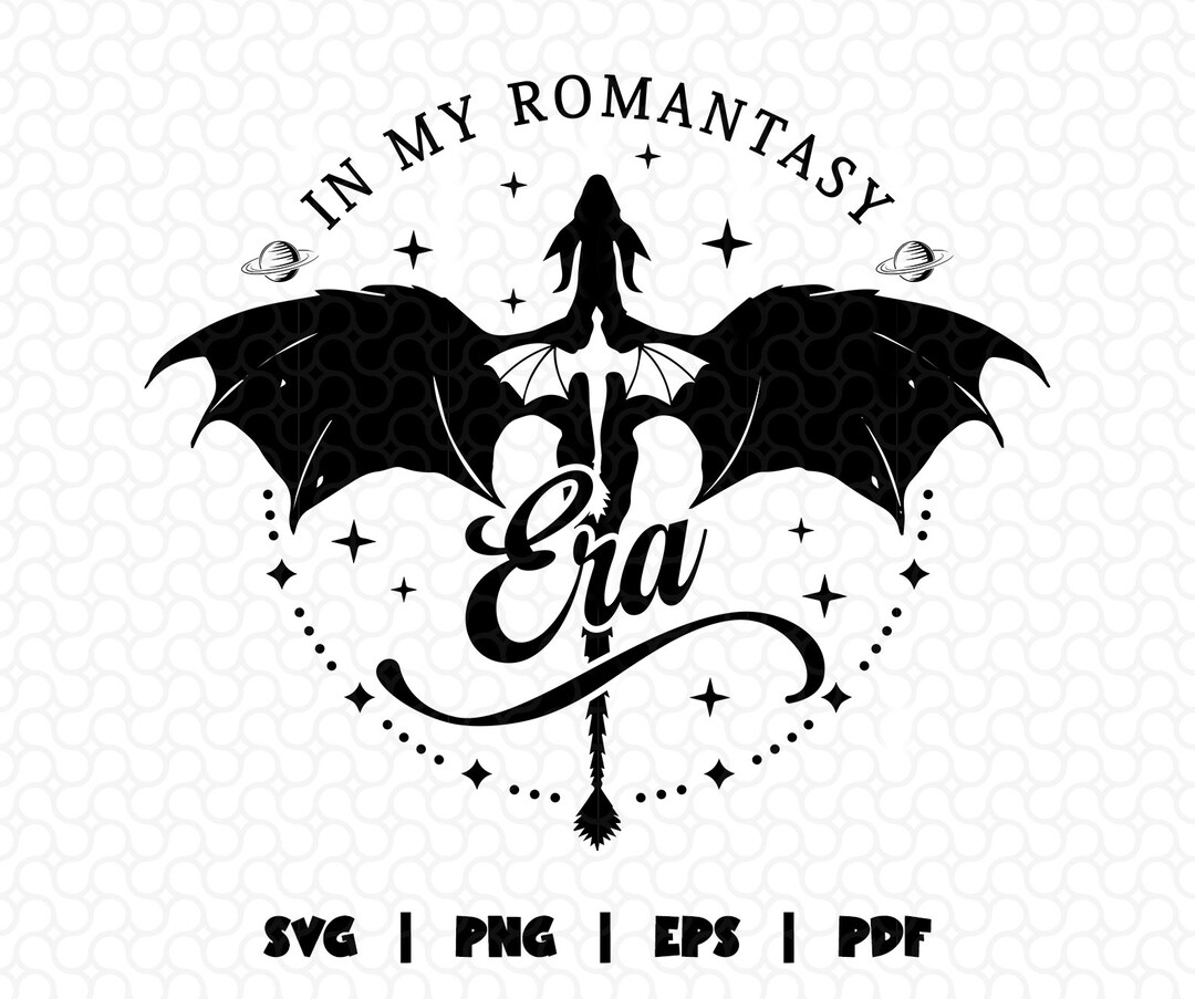 In My Romantasy Era Svg Png, Bookish Svg Instant Download, Trendy Book ...
