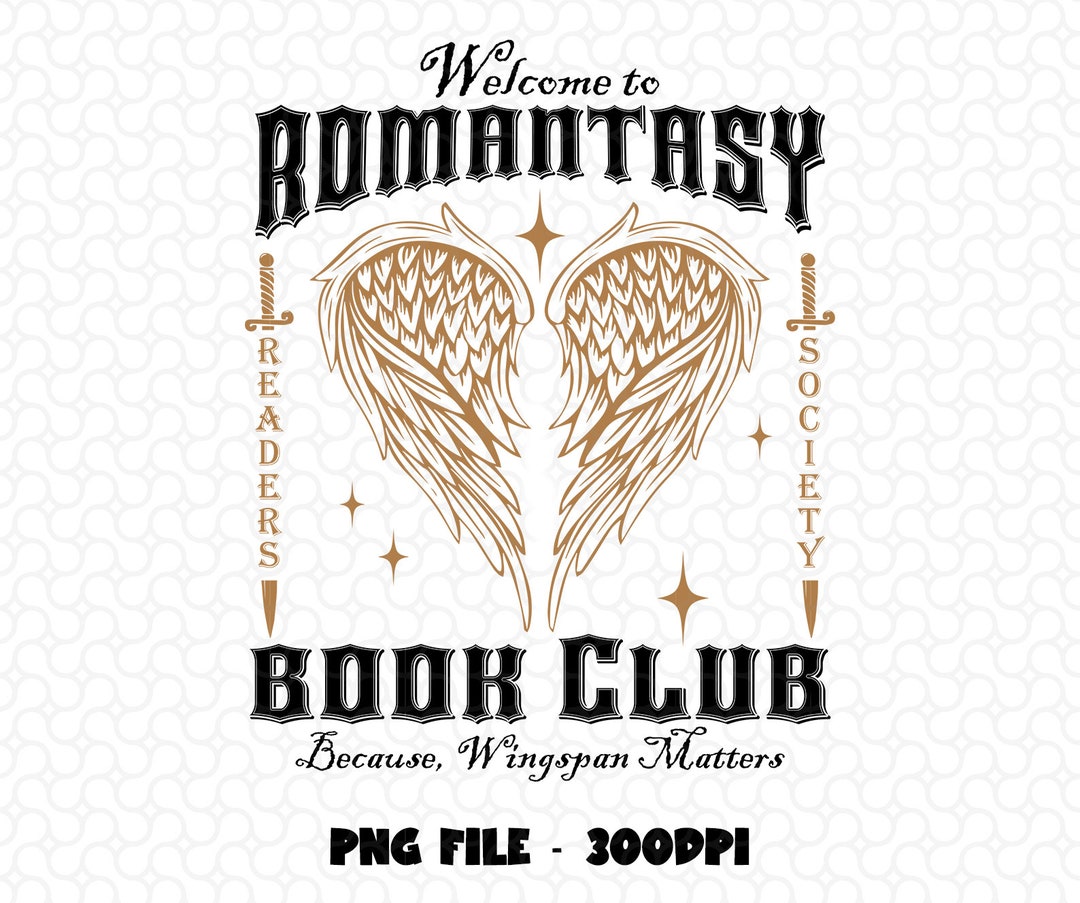 Romantasy Book Club Svg Png, Bookish Svg, Fantasy Reader Svg ...