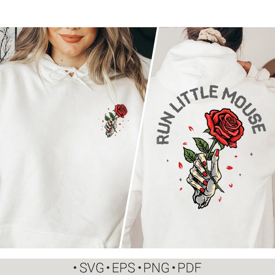 Run Little Mouse Svg Png Love Roses Svg Hand Skeleton Svg - Etsy UK